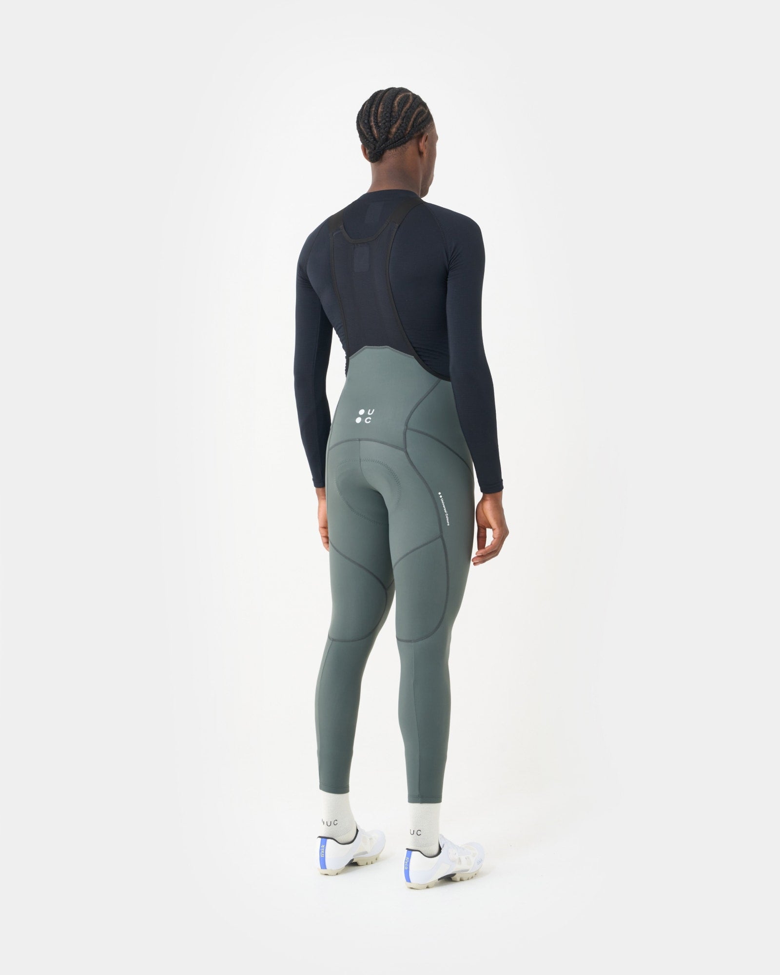 Universal Colours Mono Men's Bib Tight Winter-Radhose Industrial Teal ...