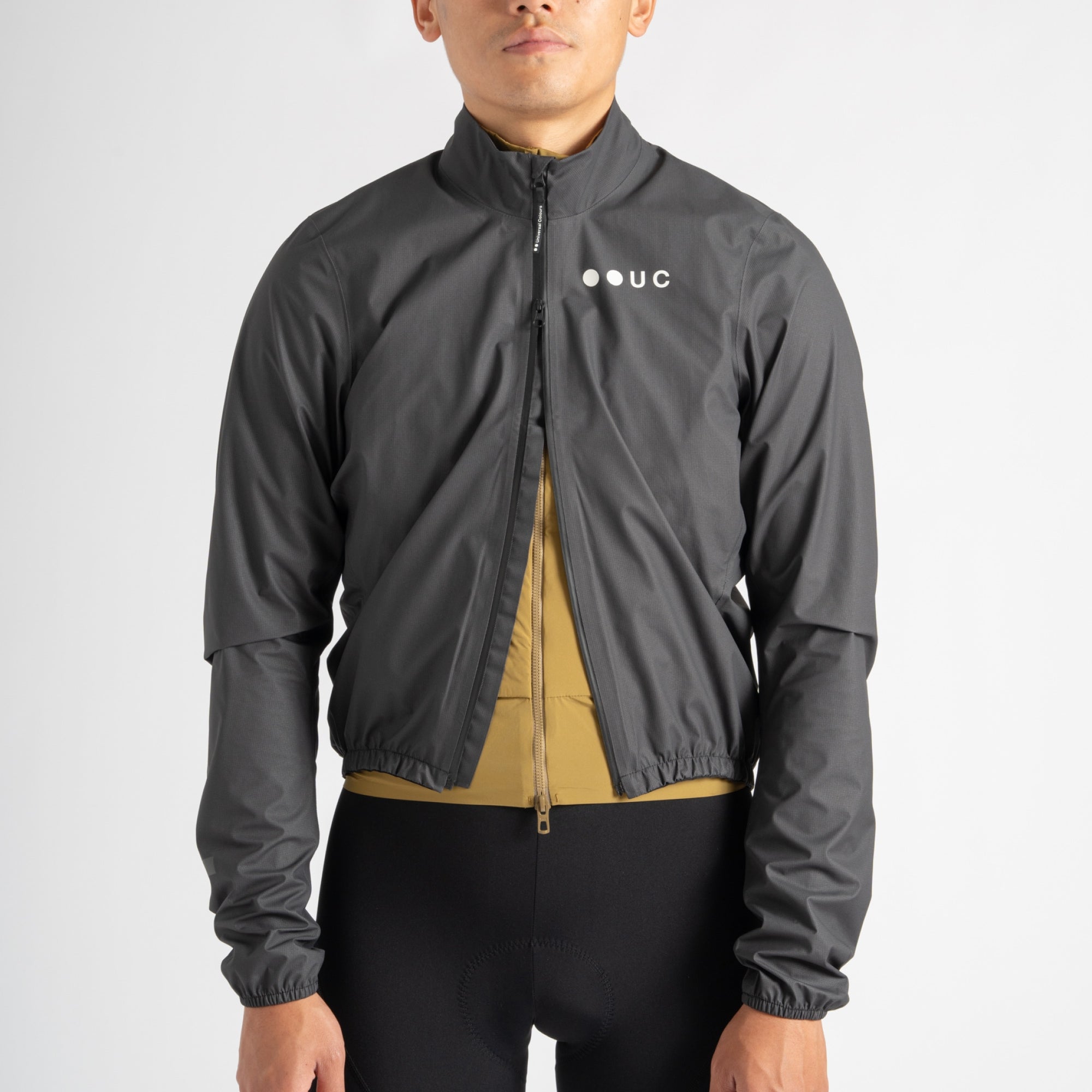 Universal Colours Mono Men's Rain Jacket Regenjacke Black – www.velart.cc