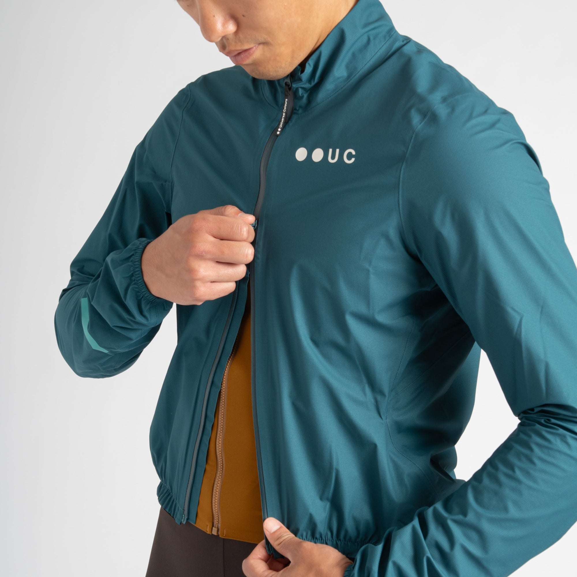 Universal Colours Mono Men's Rain Jacket Regenjacke Midnight Teal – www ...